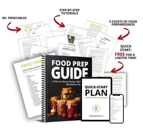 Food Prep Guide Launch Offer - Food Prep Guide - Preserving & Storing Food