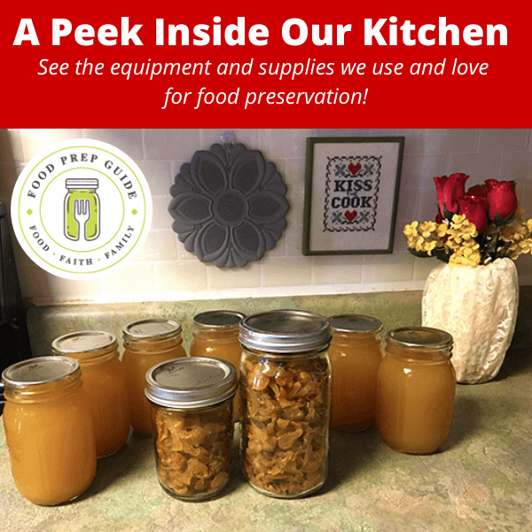 Supplies - Food Prep Guide - Preserving & Storing Food