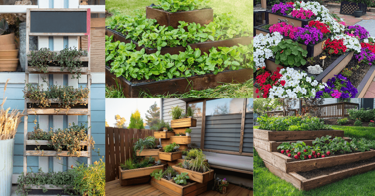 10 Tiered Planter Boxes - Food Prep Guide - Preserving & Storing Food
