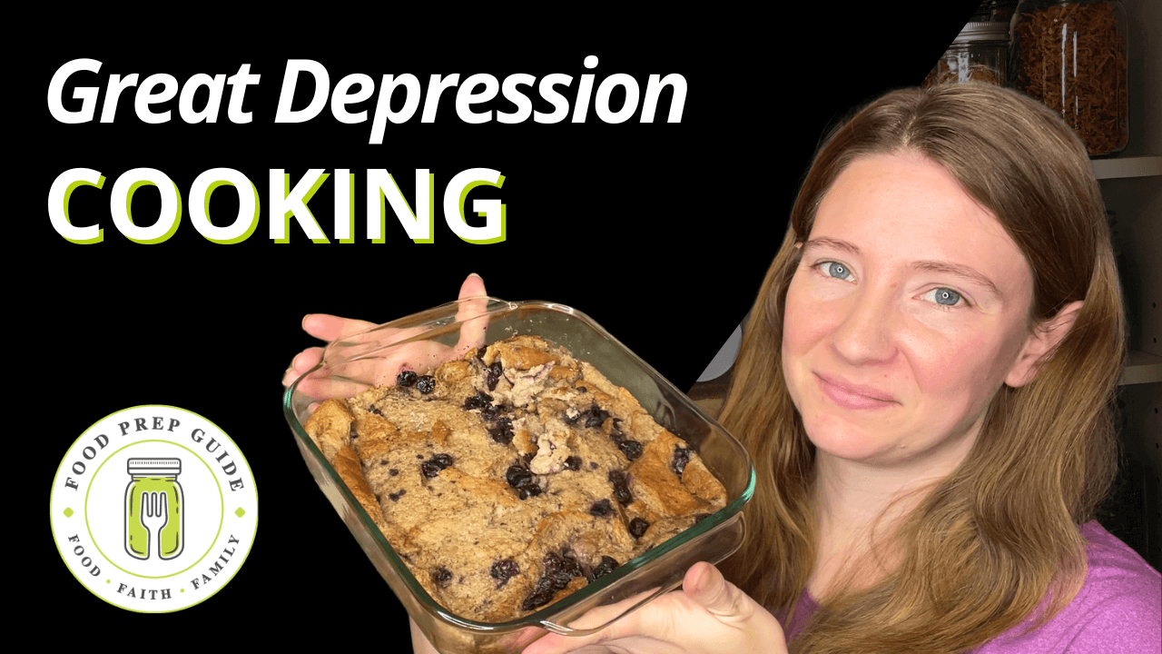 Easy Depression-Era Bread Pudding Recipe - Food Prep Guide - Preserving ...
