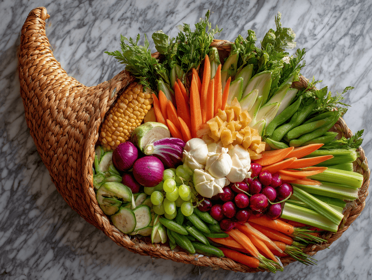 7 Thanksgiving Veggie Tray Ideas - Food Prep Guide - Preserving ...