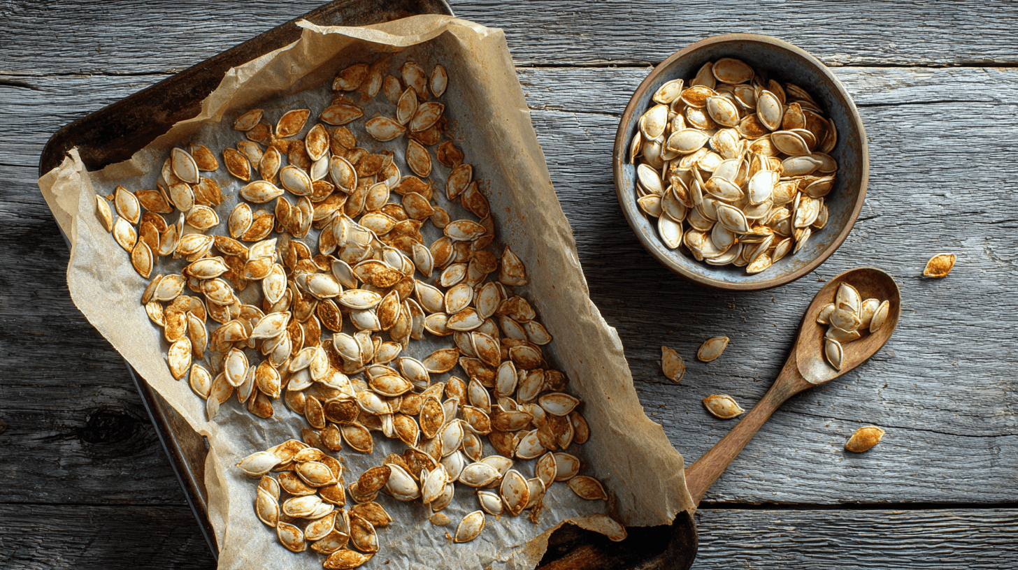 How To Roast Pumpkin Seeds In The Oven - Food Prep Guide - Preserving ...