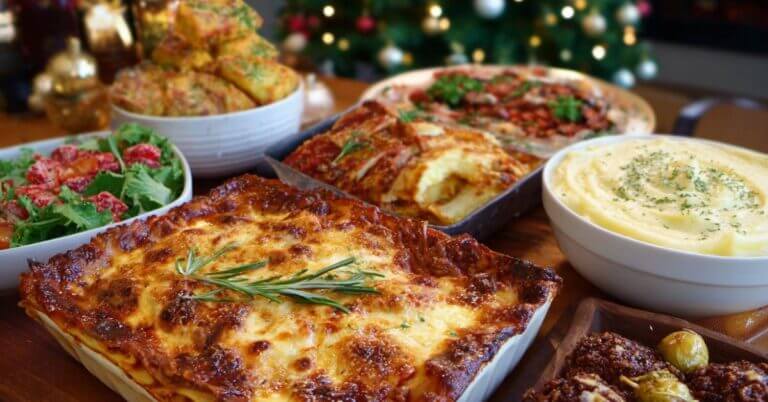 Christmas Lasagna Dinner Menu Ideas - Food Prep Guide - Preserving ...